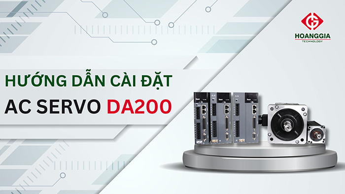 Hướng dẫn cài đặt Servo INVT DA200 điều khiển vị trí và tốc độ